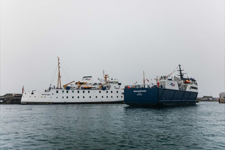 Menawethan arrives in Penzance | Isles of Scilly Freight